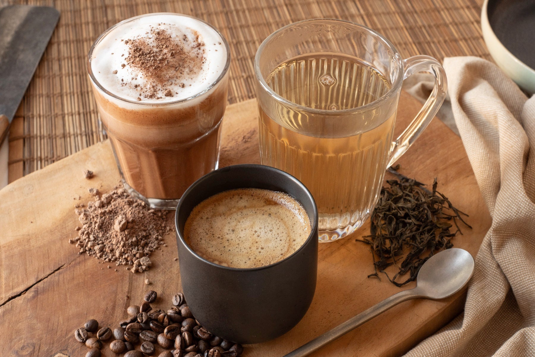 Kaffee Tee Kombination